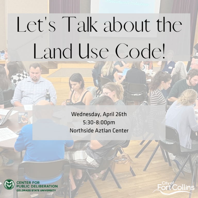 Community Projects - Center for Public Deliberation